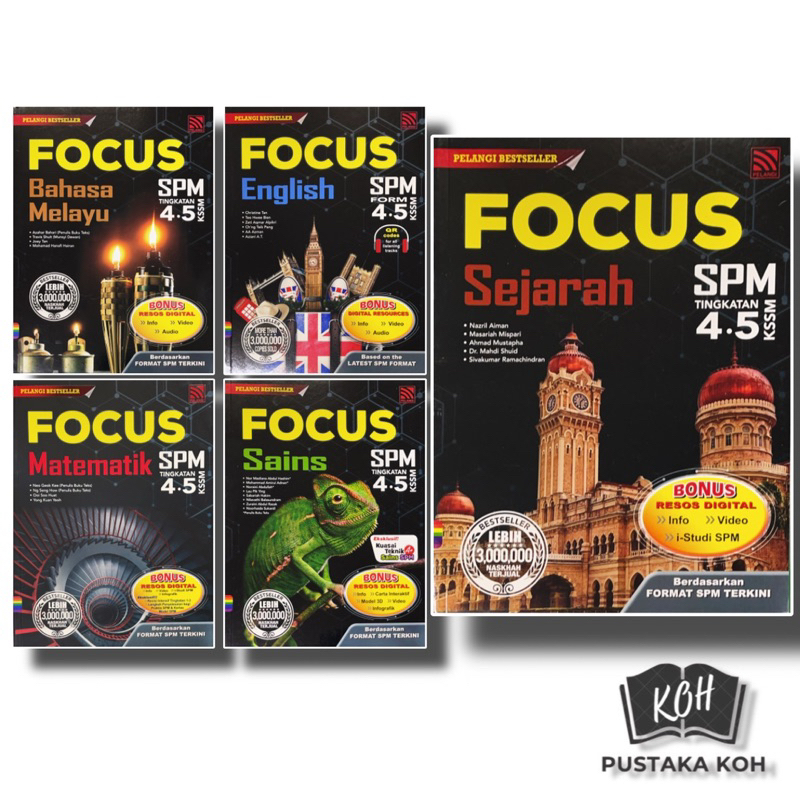 [KOH] Focus SPM KSSM Tingkatan 4 • 5 | Shopee Malaysia