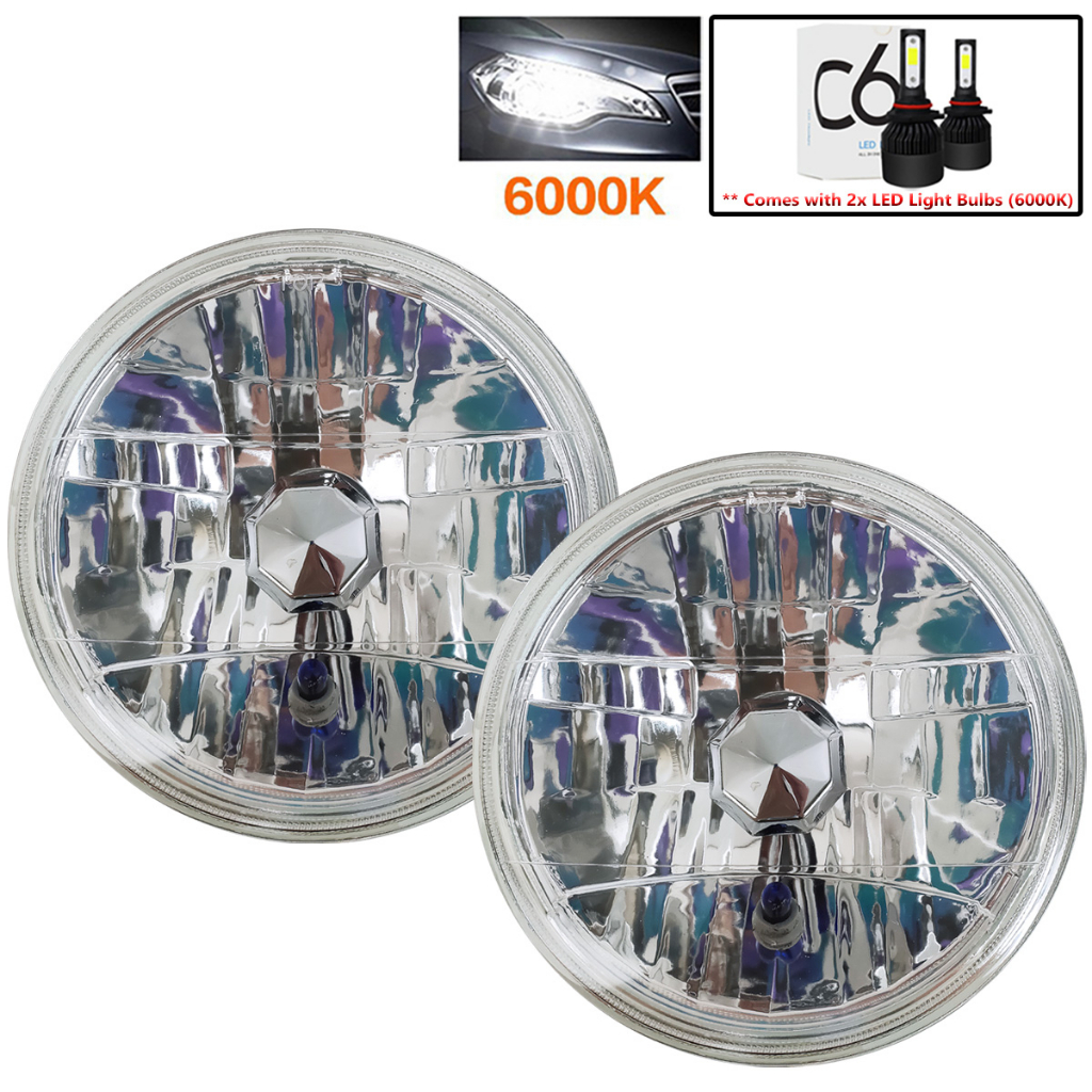 7inch (2pcs) STANLEY RAYBRIG Headlight Head Lamp Datsun Suzuki Jimny ...