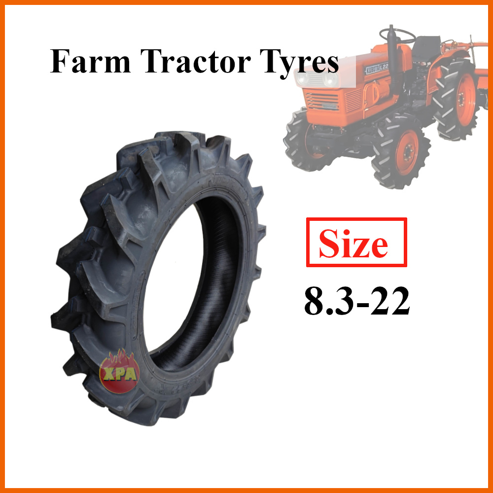 [ NEW TIRE ] 8.3-22 Farm Tractor Tyre 8.3/8-22 Tayar Belakang Kubota ...