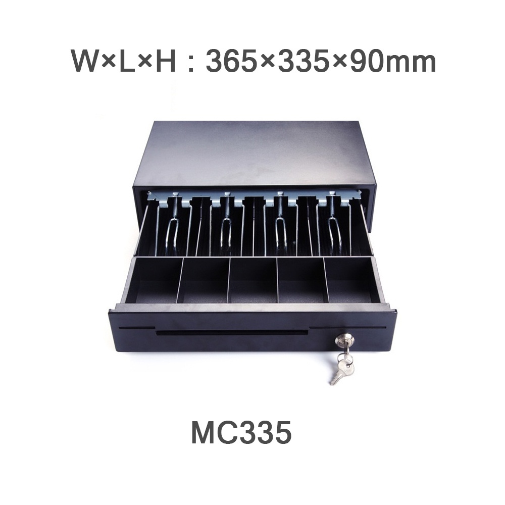 Cashier Drawer Box 5 Compartment Cash Drawer 4 Paper Money 5 Coin Box ...