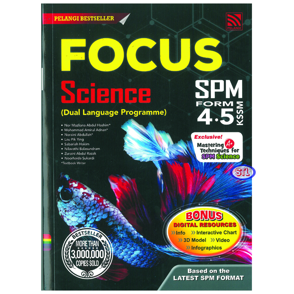 Form 4, 5 Science (English Version)Focus SPM KSSM | Shopee Malaysia