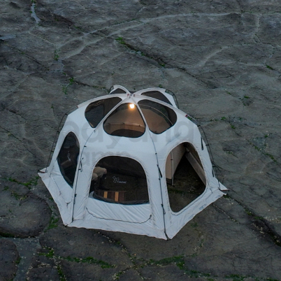 VIDALIDO Ridge Tent Tear-Proof Fire-Proof Connecting Modular Camping ...