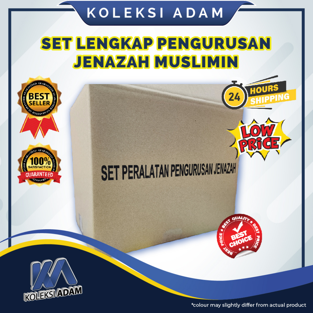 Set Lengkap Peralatan Pengurusan Jenazah Muslim & Mulimah / Kit ...