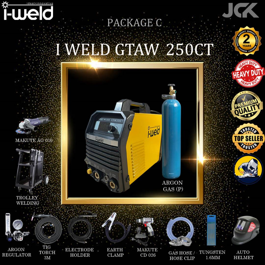 I-WELD TIG WELDING MACHINE GTAW-250CT | Shopee Malaysia