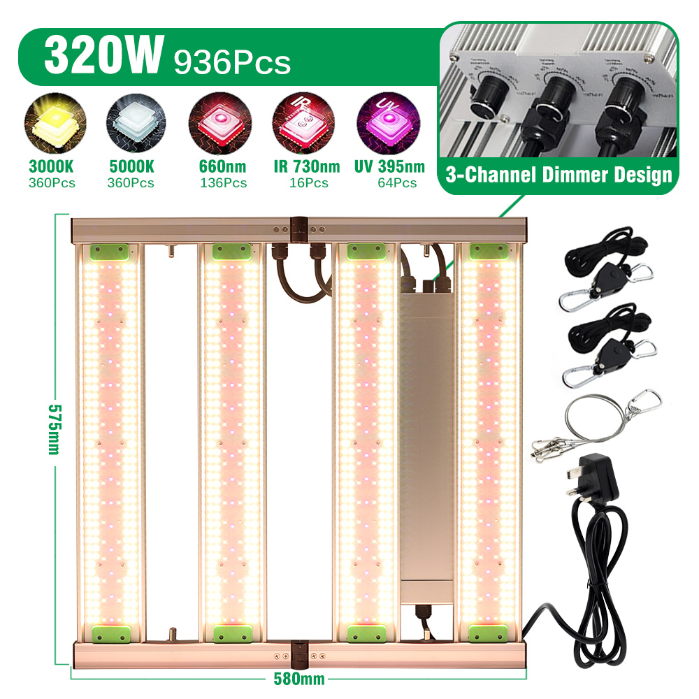High Quality Full Spectrum Grow Light 3200W Samsung LM301H OSRAM UV IR ...