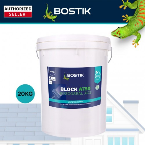 BOSTIK BOSCOSEAL AC2 / BLOCK A750 (20KG) One Part Water Based Acrylic ...