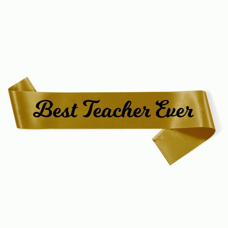 THE BEST TEACHER SASH / SELIMPANG 👩‍🏫 👨‍🏫 . | Shopee Malaysia