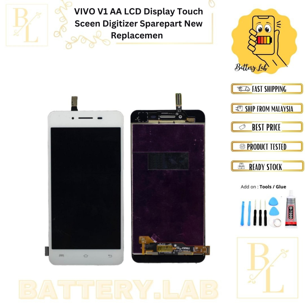 VIVO V1 AA LCD Display Touch Sceen Digitizer Sparepart New Replacement ...