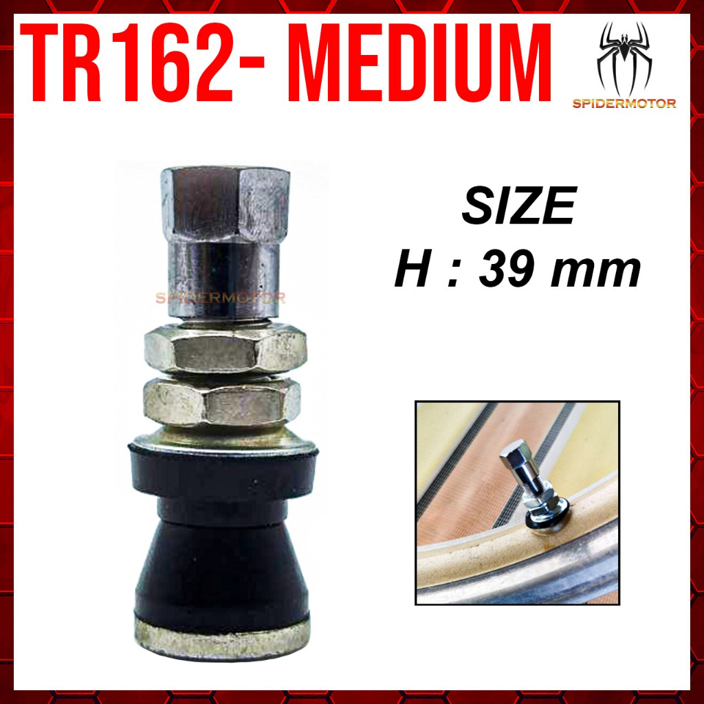 TUBELESS NUT TR162 KEPALA TUBELESS AIR VALVE STEM TAYAR FOR ALL ...