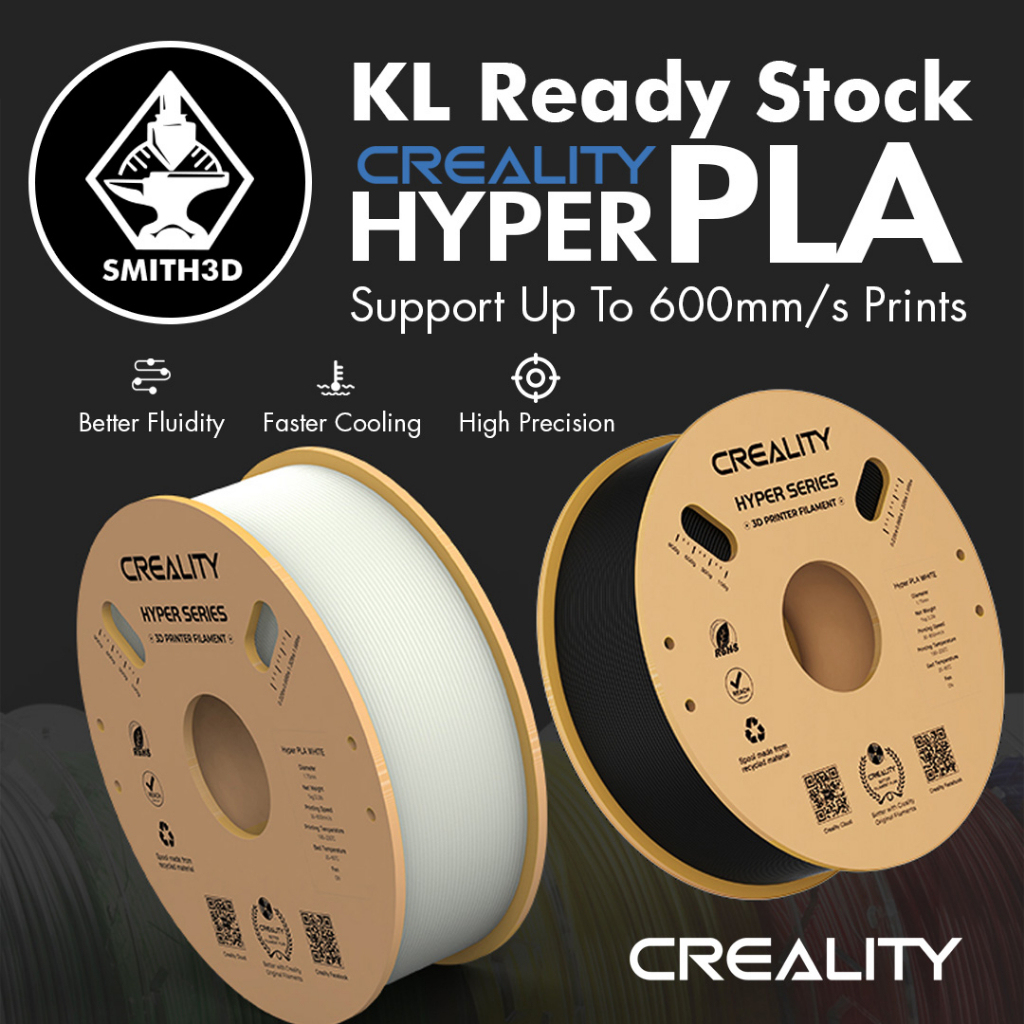 Creality Hyper Series PLA 3D Printing Filament 1kg 1.75mm For 3D ...