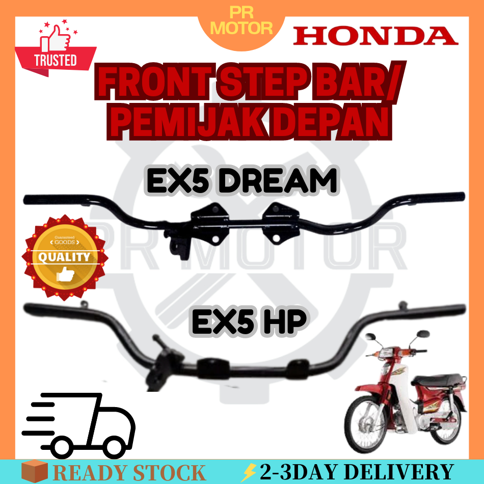 HONDA EX5 DREAM EX5 HIGH POWER FRONT FOOT REST BAR STEP BAR PEMIJAK ...