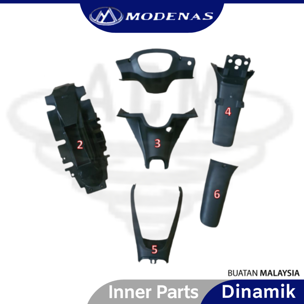 MODENAS Dinamik Full Set Inner Part Body Cover Parts Coverset Body Set ...