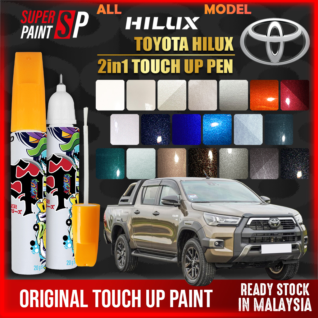 TOYOTA HILUX 】Car Touch Up Pen All Colour Touch Up Paint Body Scratches ...