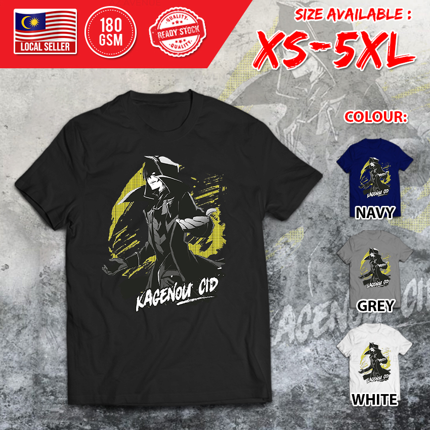 THE EMINENCE IN SHADOW Cid Kagenō Anime Manga Baju Cotton XS-5XL Short ...