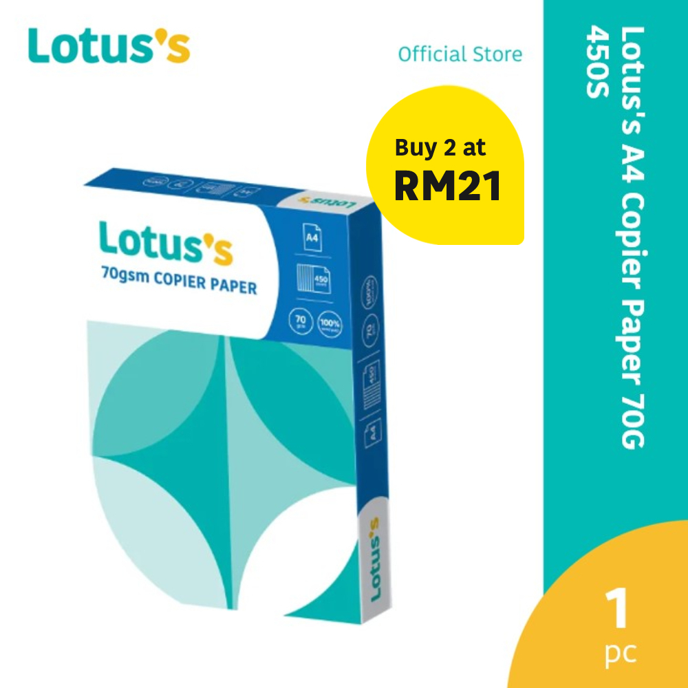 Lotus's A4 Copier Paper 70G 450S | Shopee Malaysia