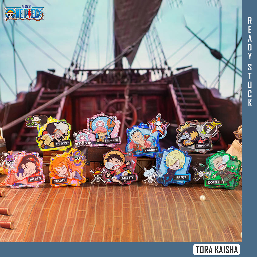 [Authentic Authorization] One Piece Sleeping Crew Acylic Keychain Blind ...