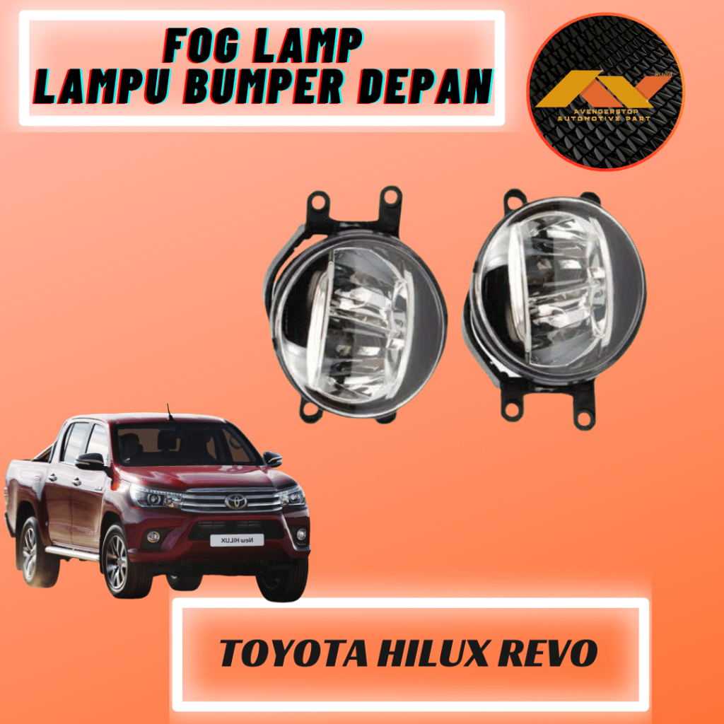 Toyota Vellfire/Estima/C-Hr/Altis/Camry/Vios/New Wish/Alphard/Hilux Revo Fog Lamp Sport Light ...