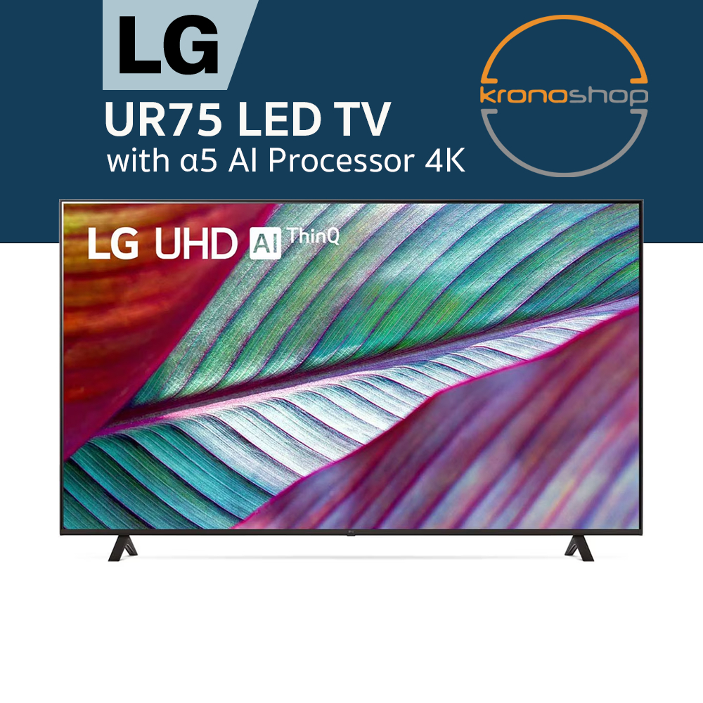 LG UR75 Series 65 Inch Smart 4K UHD TV with α5 Gen6 AI 4K Processor ...