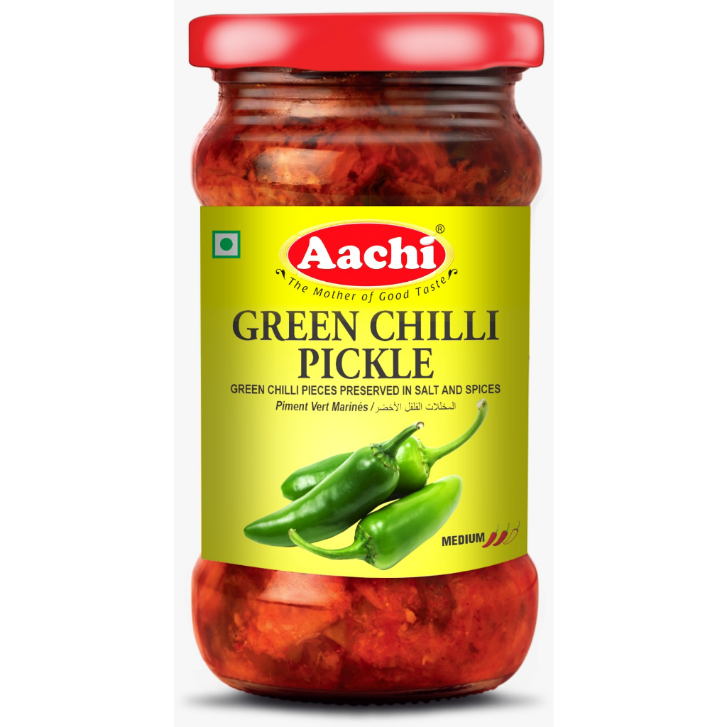 Aachi - Green Chilli Pickle - 300g | Shopee Malaysia