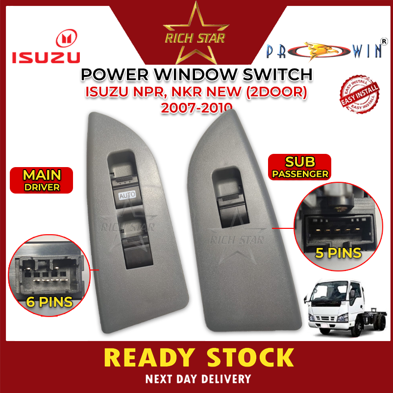 [ISUZU NPR NKR(07-10/NEW)24V/LORRY/TRUCK POWER WINDOW SWITCH/MAIN ...