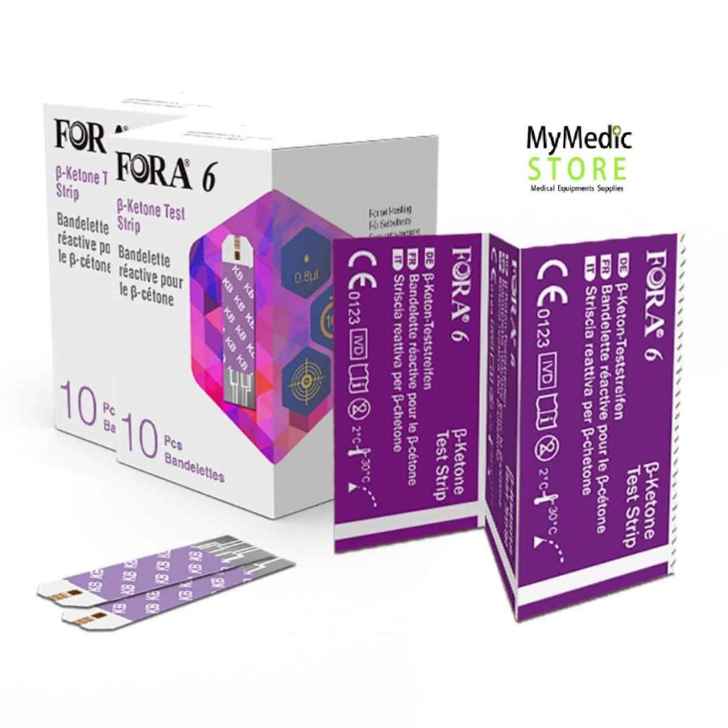 Fora 6 Connect 6 Plus Ketone 10s Test Strips (Original) | Shopee Malaysia