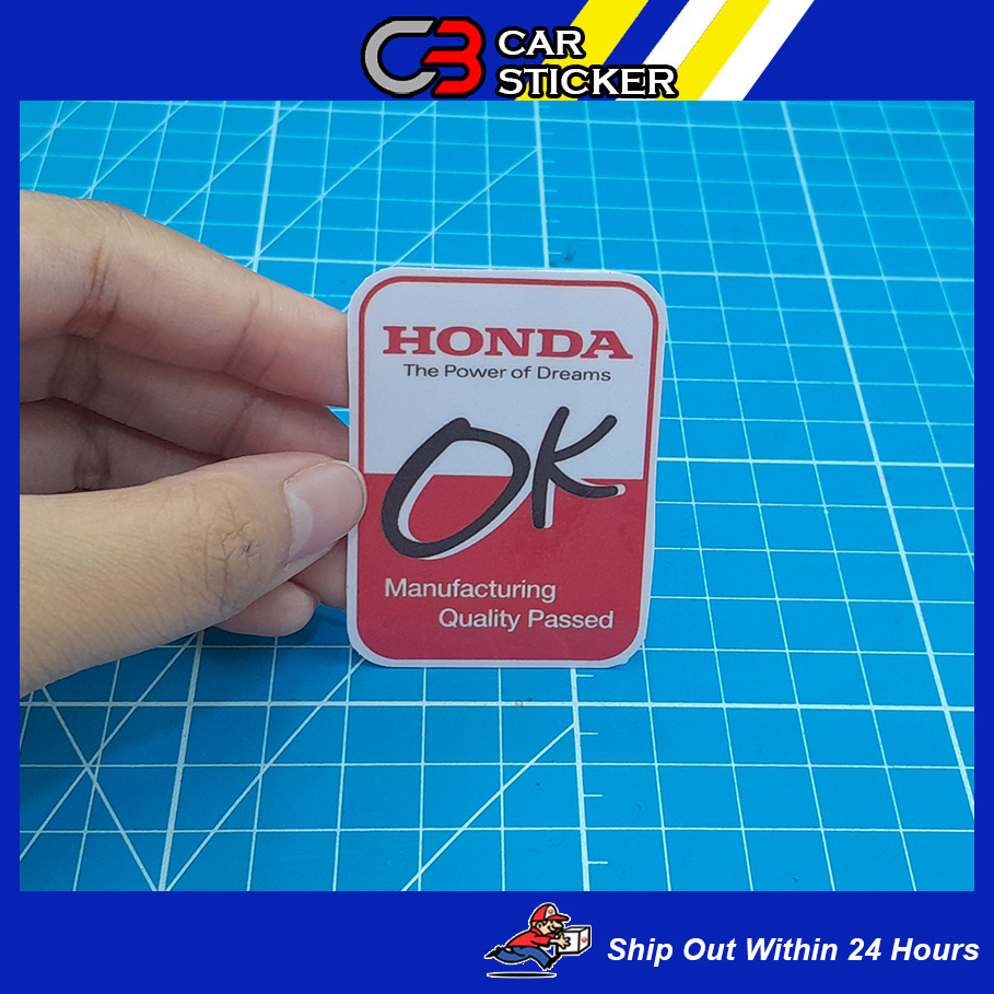 HONDA OK CAR STICKER / W205 | Shopee Malaysia