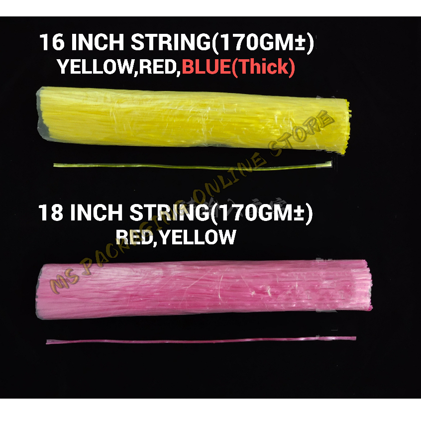 16" 18"Premium Plastic Rafia String-THICK [ 170gm± ] - Rope / Tali ...