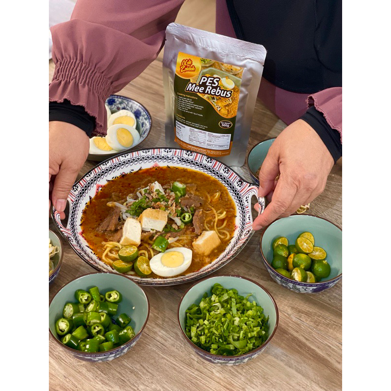 Pes Laksa Johor| Rempah masakan Mee Rebus| Bandung Kak Zaidah Food ...