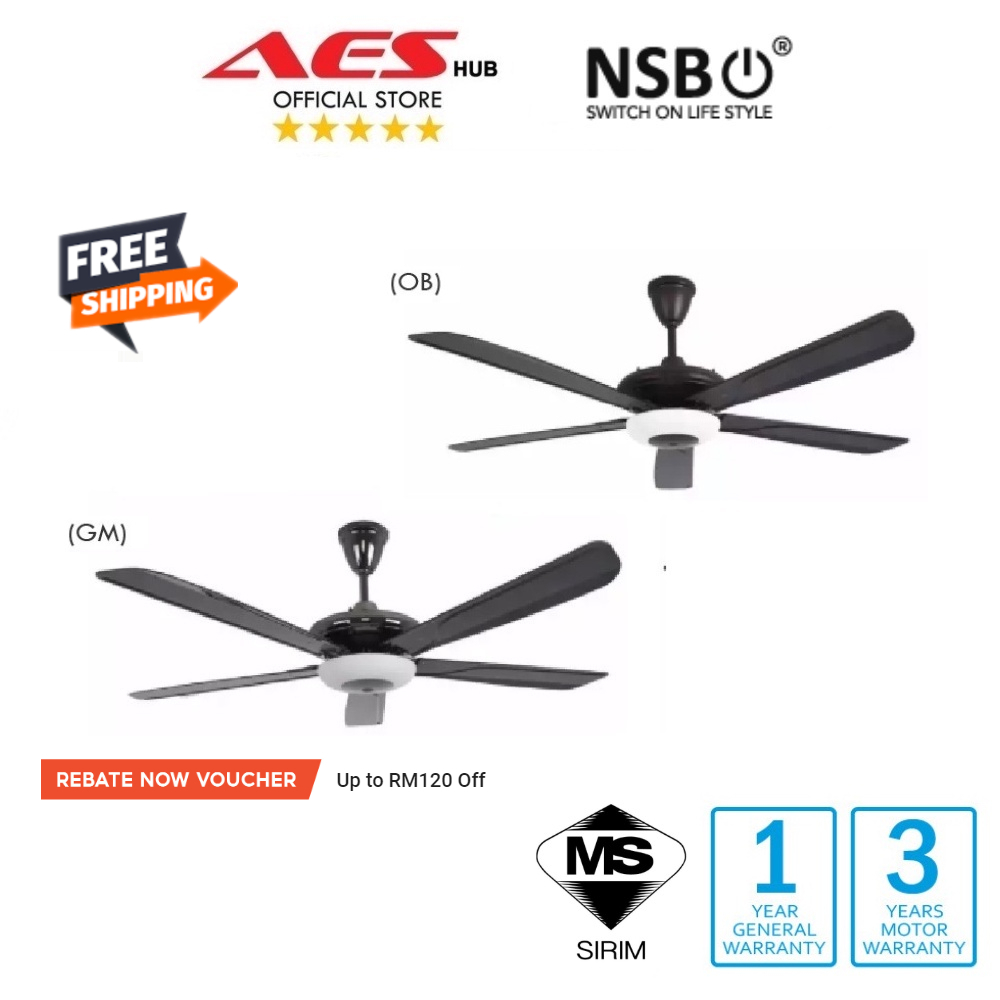 FREE SHIPPING NSB Fan Xled Mled 42inch / 56inch 4 Speed Ceiling Fan New ...