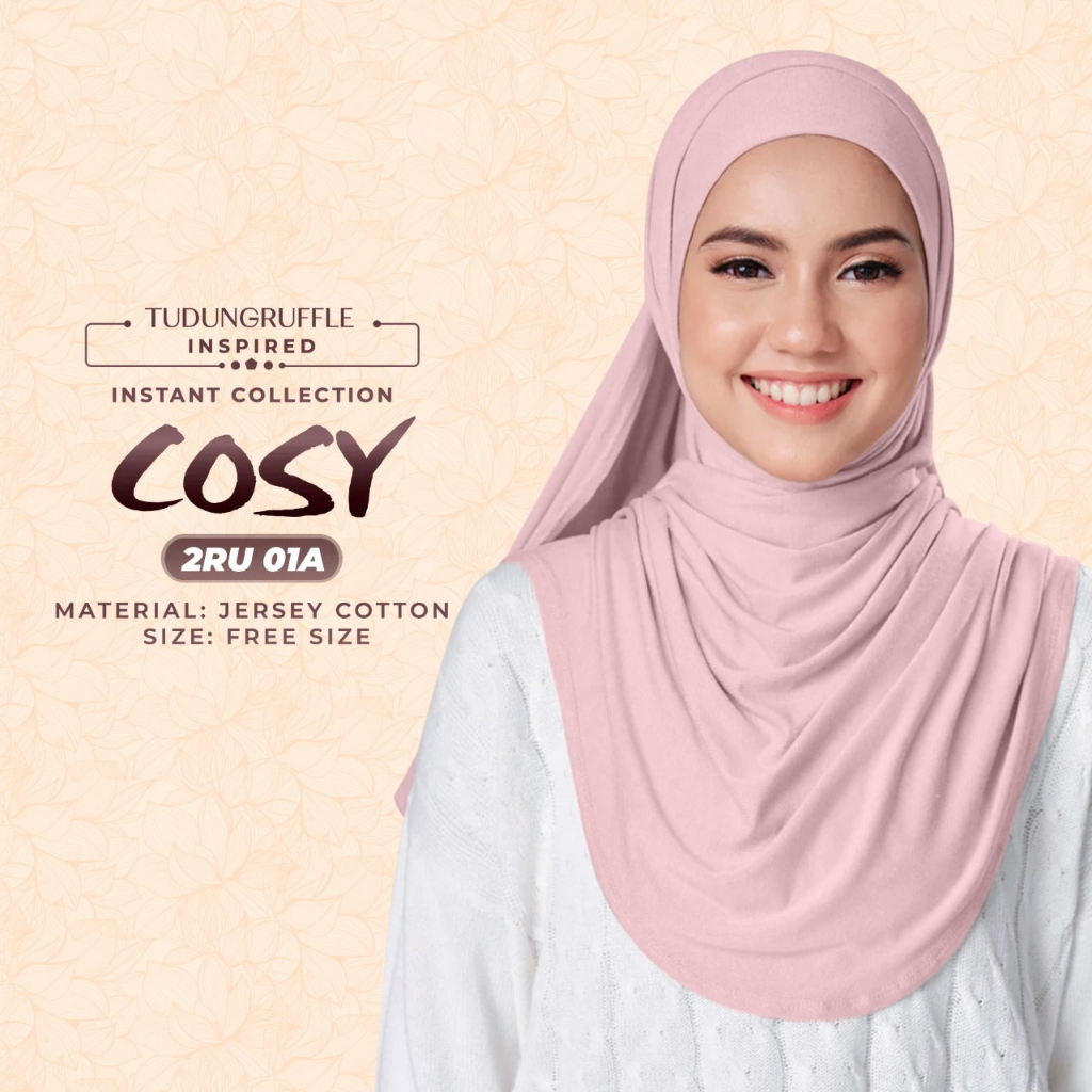 Tudung Ruffle COSY Instant Sarung [2RU] | Shopee Malaysia