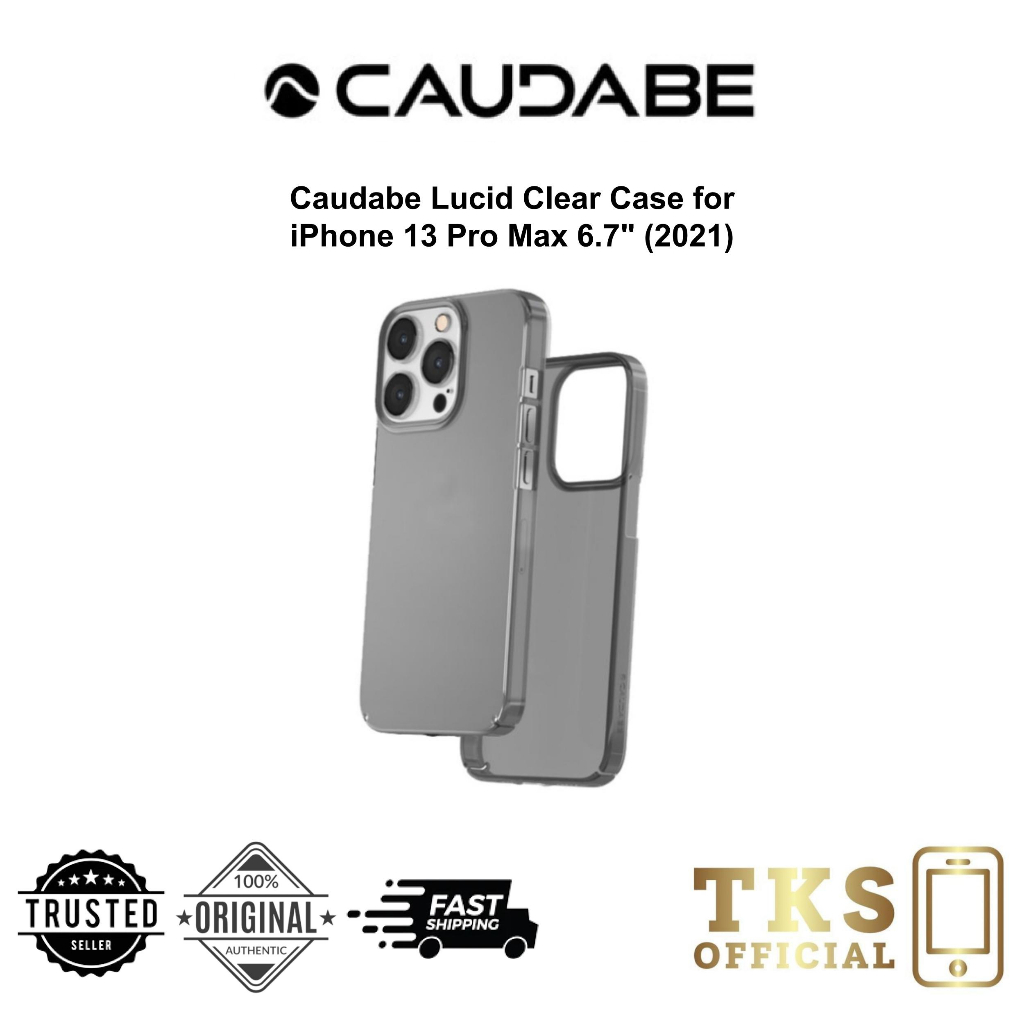 Caudabe Lucid Clear Case for iPhone 13 Pro Max 6.7" (2021) | Shopee ...