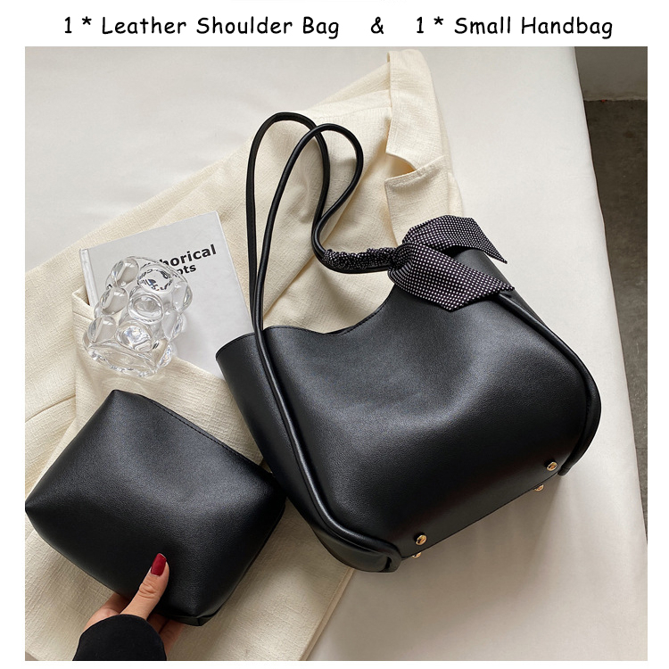 Underarm Shoulder Bags PU Leather Handbags for Women Vintage Saddle ...