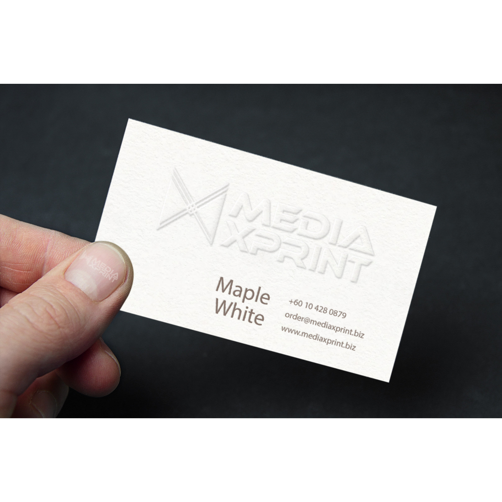 Embossed Name Card / Embossed Business Card / Debossed Name card ...