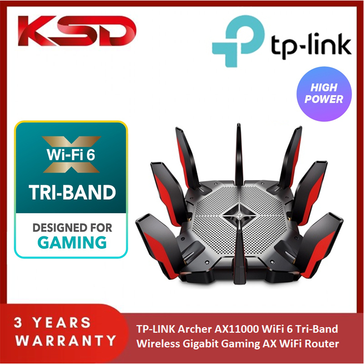 TP-LINK Archer AX11000 Next-Gen Tri-Band Gaming Router Smiliar To ROG ...