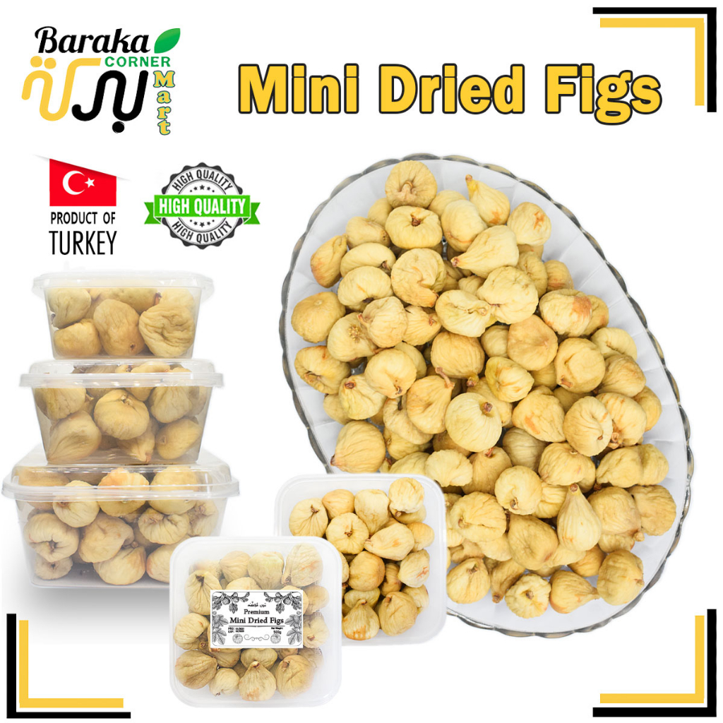 Buah Tin Kecil Turki | Mini Dried Figs | Lembut Dan Manis | Buah Teen ...