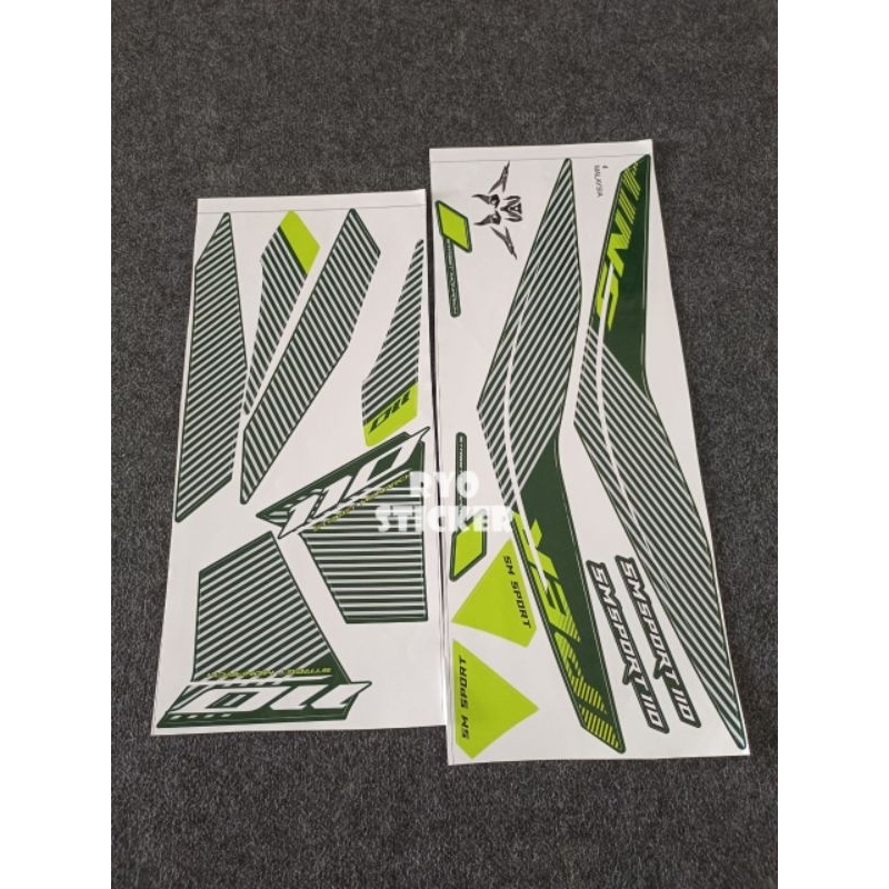 STICKER SM SPORT 110R RC/SNIPER /API EDITION/ONE PIECE EDITION/HAYABUSA ...