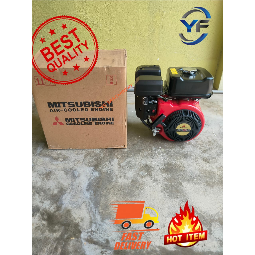 READY STOCK [100% ORIGINAL]NEW MITSUBISHI MEIKI ENGINE GB18G ENJIN 6HP ...