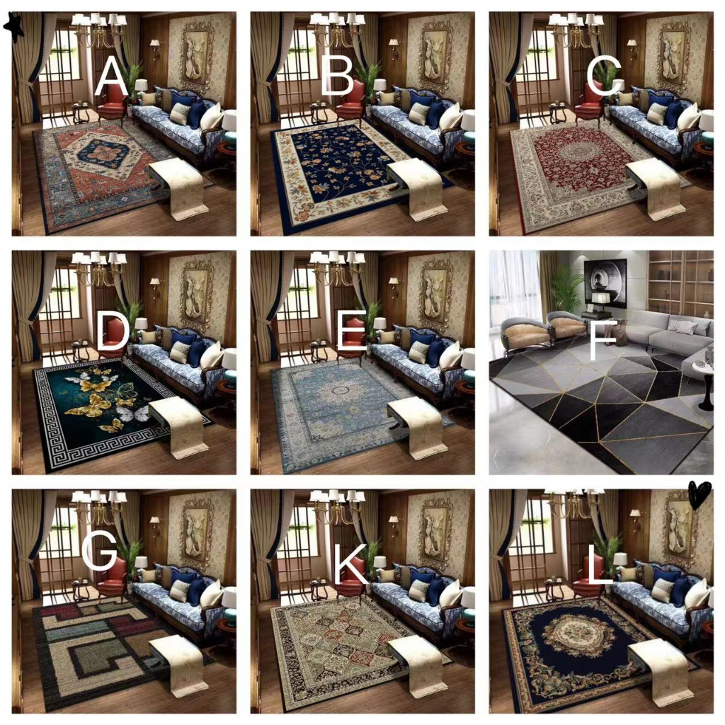 6XL ( 300*200cm ) Crystal Velvet Carpet 5D / Floor mat / Rugs/ Carpets ...