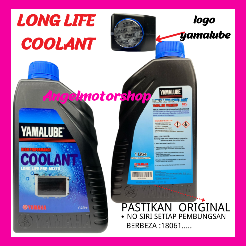 YAMALUBE YAMAHA COOLANT LC135 / Y15ZR / Y15 V1 V2 100% YAMAHA HONG ...
