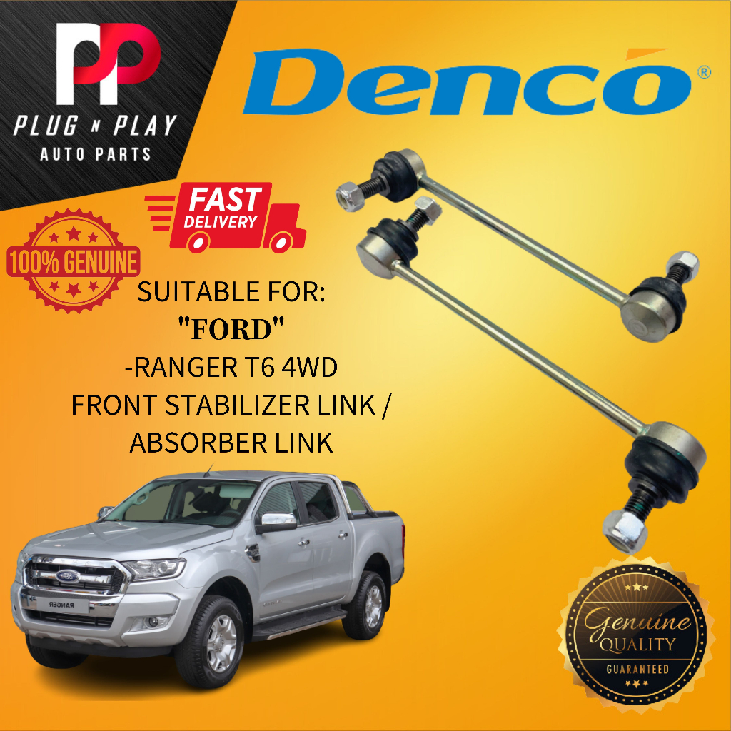FORD RANGER T6 4WD DENCO FRONT STABILIZER LINK / ABSORBER LINK QUALITY ...