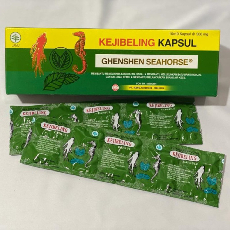 KEJIBELING KAPSUL | GHENSEN SEAHORSE [ 1 KEPING @ 10 Tablet ] | Shopee ...