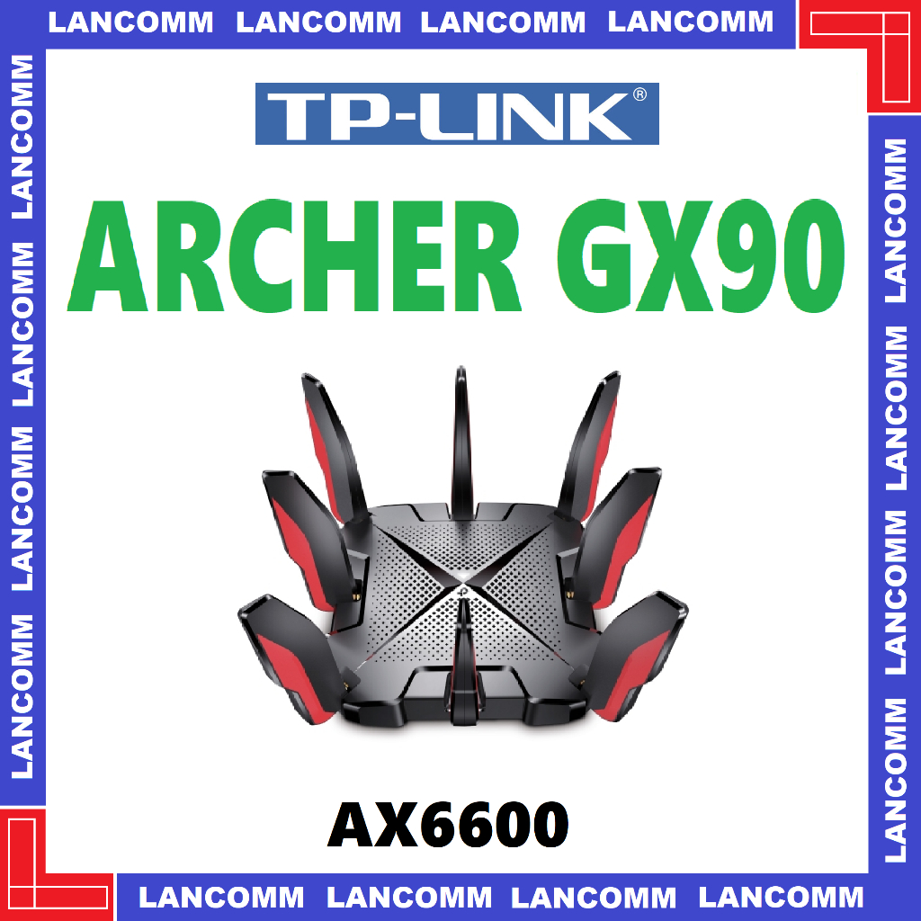 TP-LINK Archer GX90 AX6600 Tri-Band Wi-Fi 6 Gaming Router | Shopee Malaysia