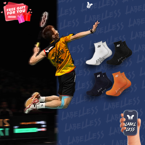 Labelless YONEX Li Zongwei socks men and women thick towel bottom ...