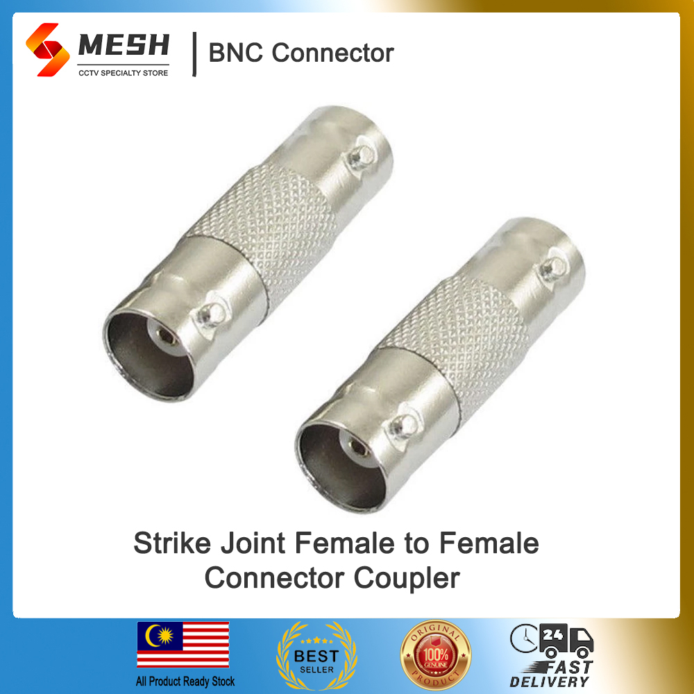 RG59 BNC Female to Female Coupler Connector | Strike Joint Type RG59 ...