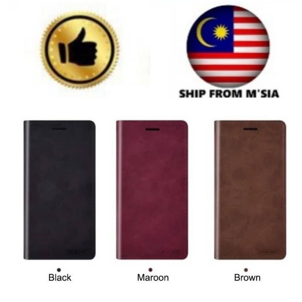 SAMSUNG Note 9 Note 10 Note 10 Plus Bluemoon Leather flip case phone ...