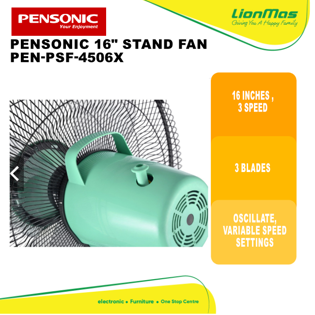 PENSONIC 16" STAND FAN PEN-PSF-4506X | Shopee Malaysia