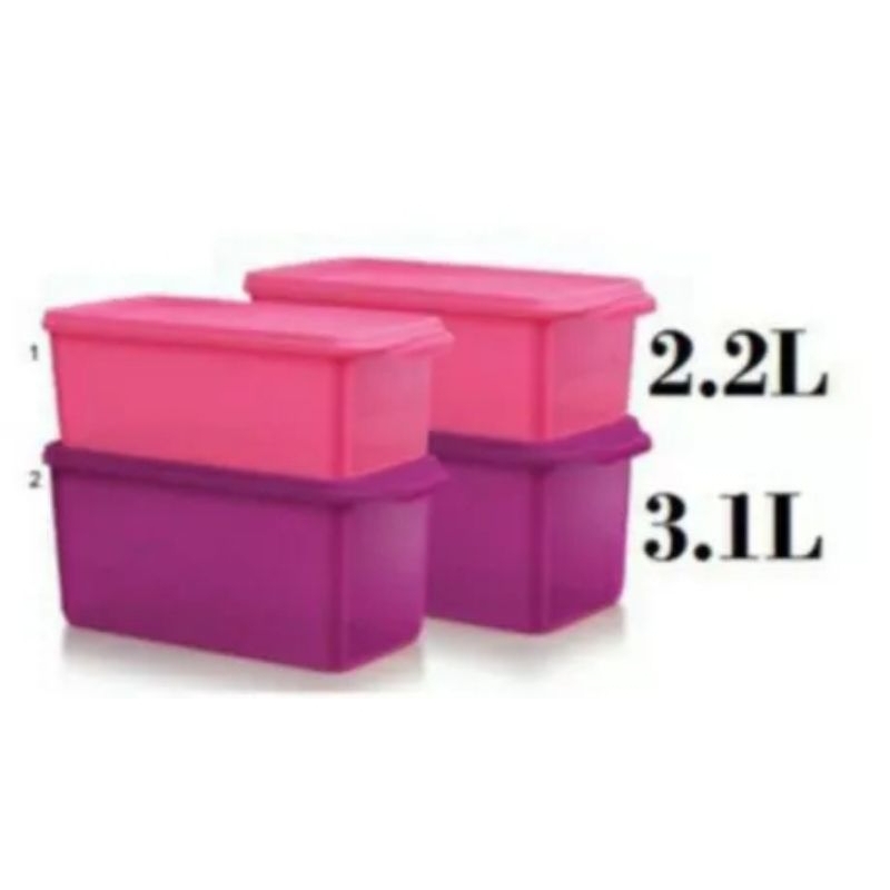 Tupperware EXCLUSIVE ITEM Cool Stackers Set (purple & pink) | Shopee ...