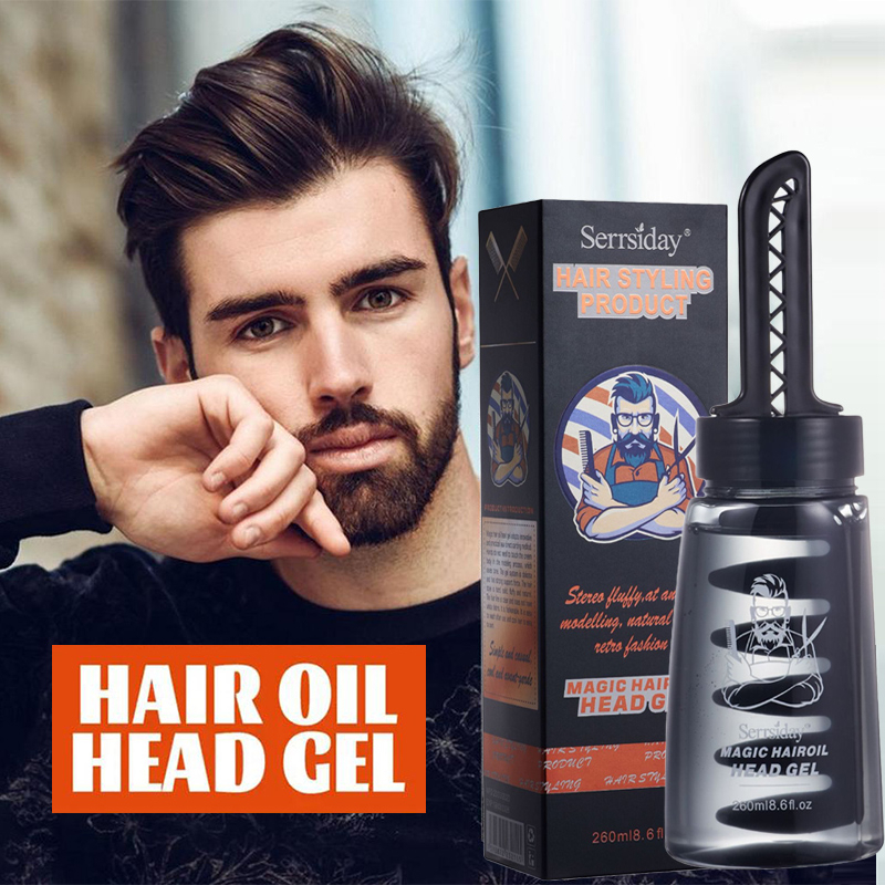 A Comb of Cool Men's Big Back Head Fast Styling Oil Head Gel Men's ...