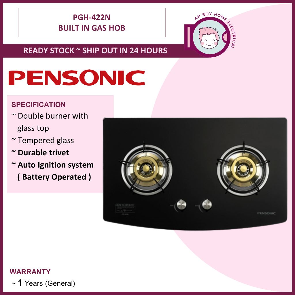 Pensonic Built-in Gas Hob ( PGH422N / PGH-422N ) | Shopee Malaysia