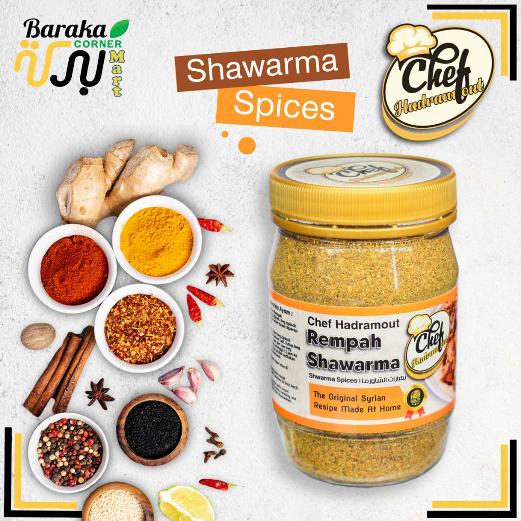Rempah Shawarma Ayam /Daging | Chicken Shawarma Spices | Original ...